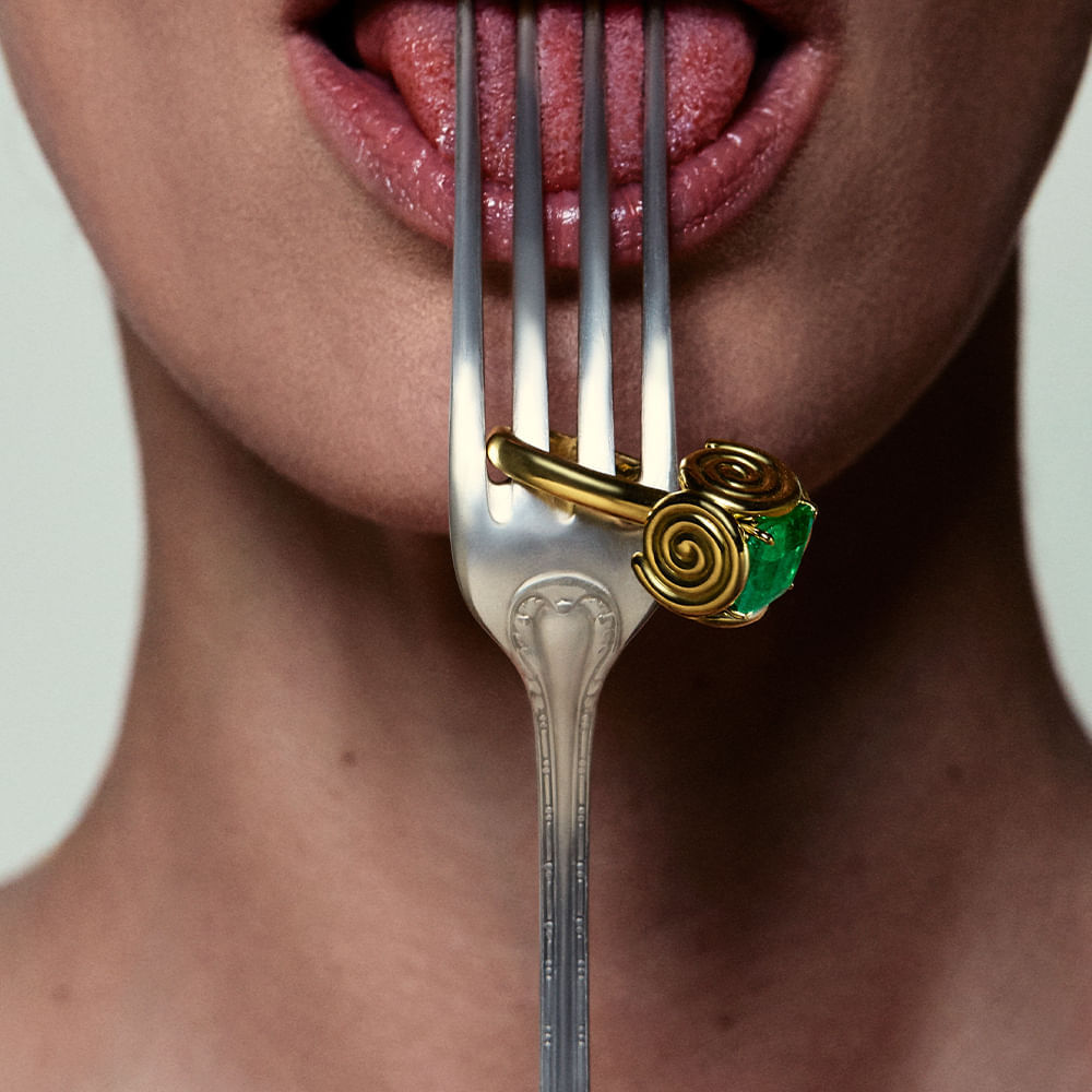 Sekhmet Emerald Ring - Sauer