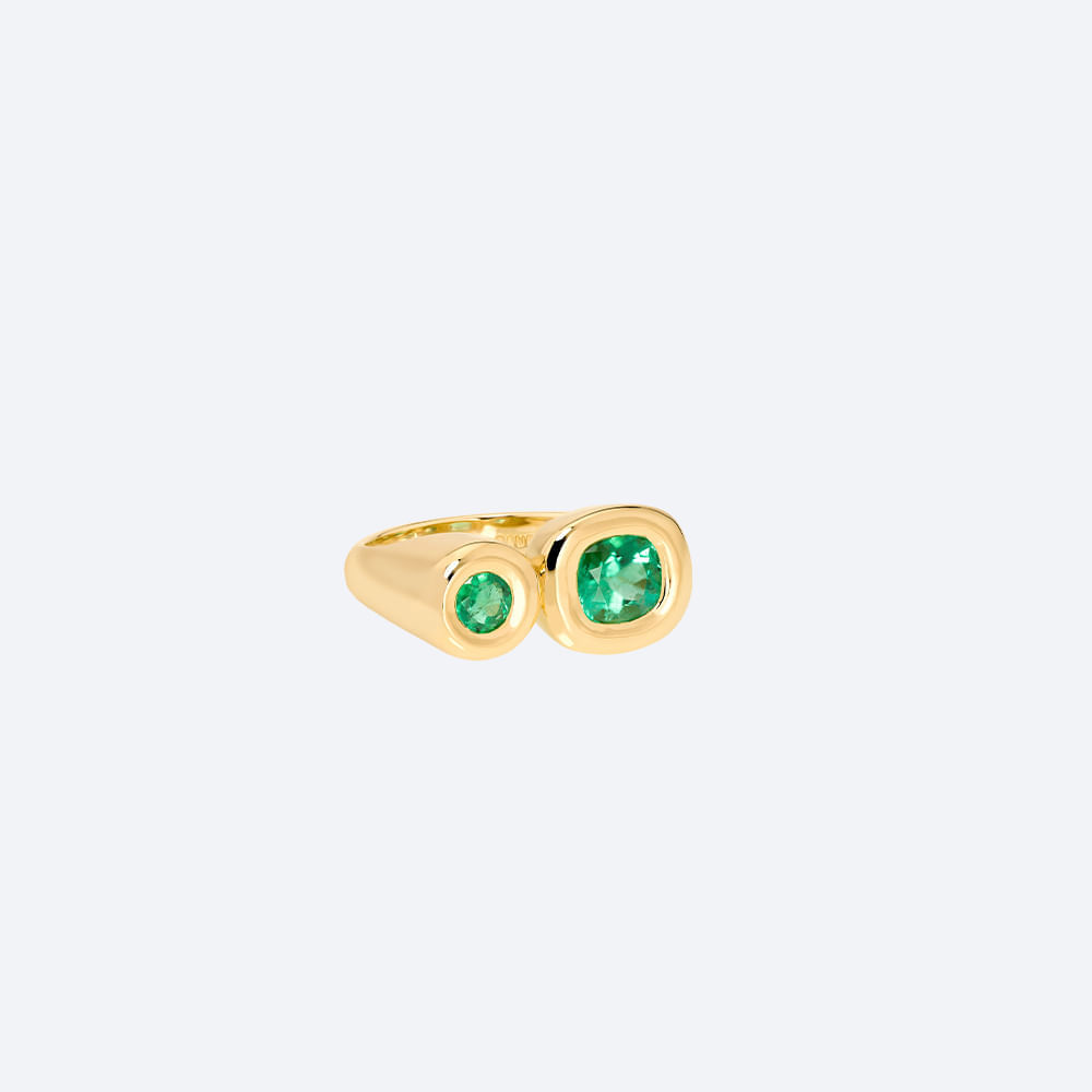 Double Emerald Ring - Sauer