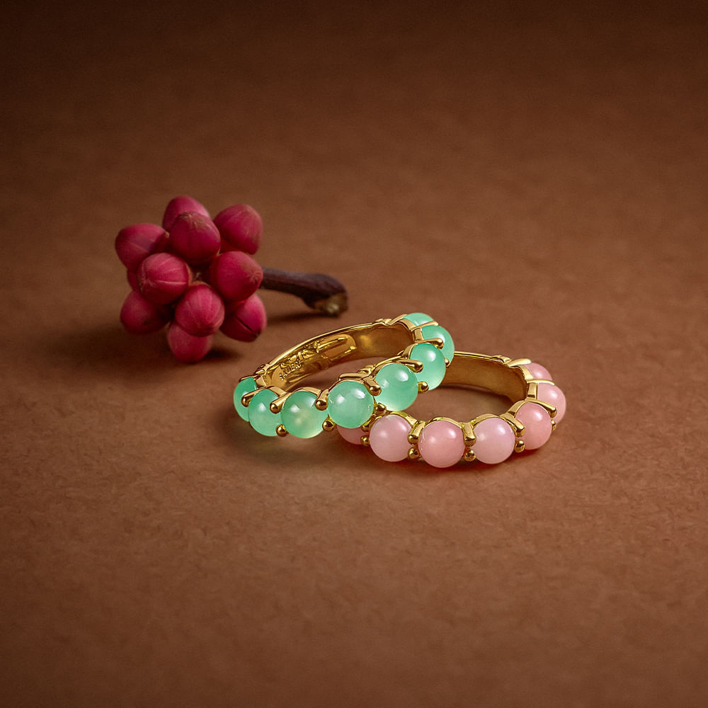 Floresta Pink Opal Ring - Sauer