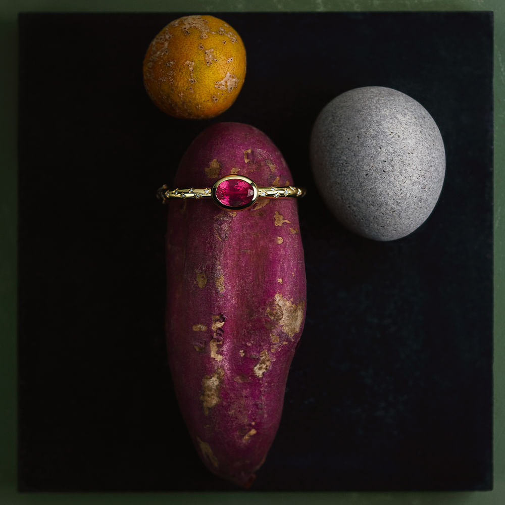 Star Bold Rubellite Bracelet - Sauer