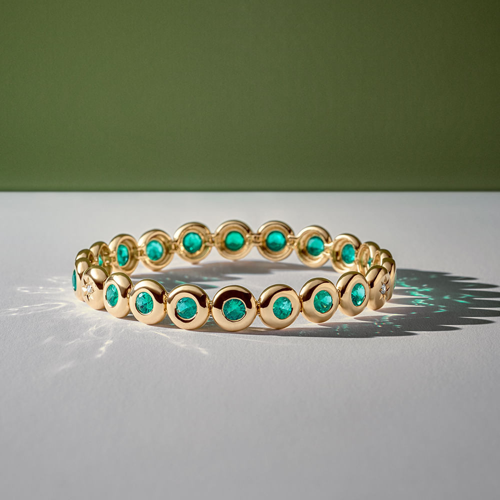 Bold Emerald Bracelet - Sauer