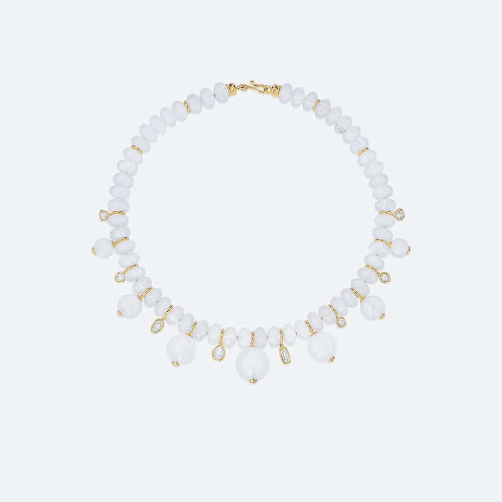Alba Diamond Necklace - Sauer
