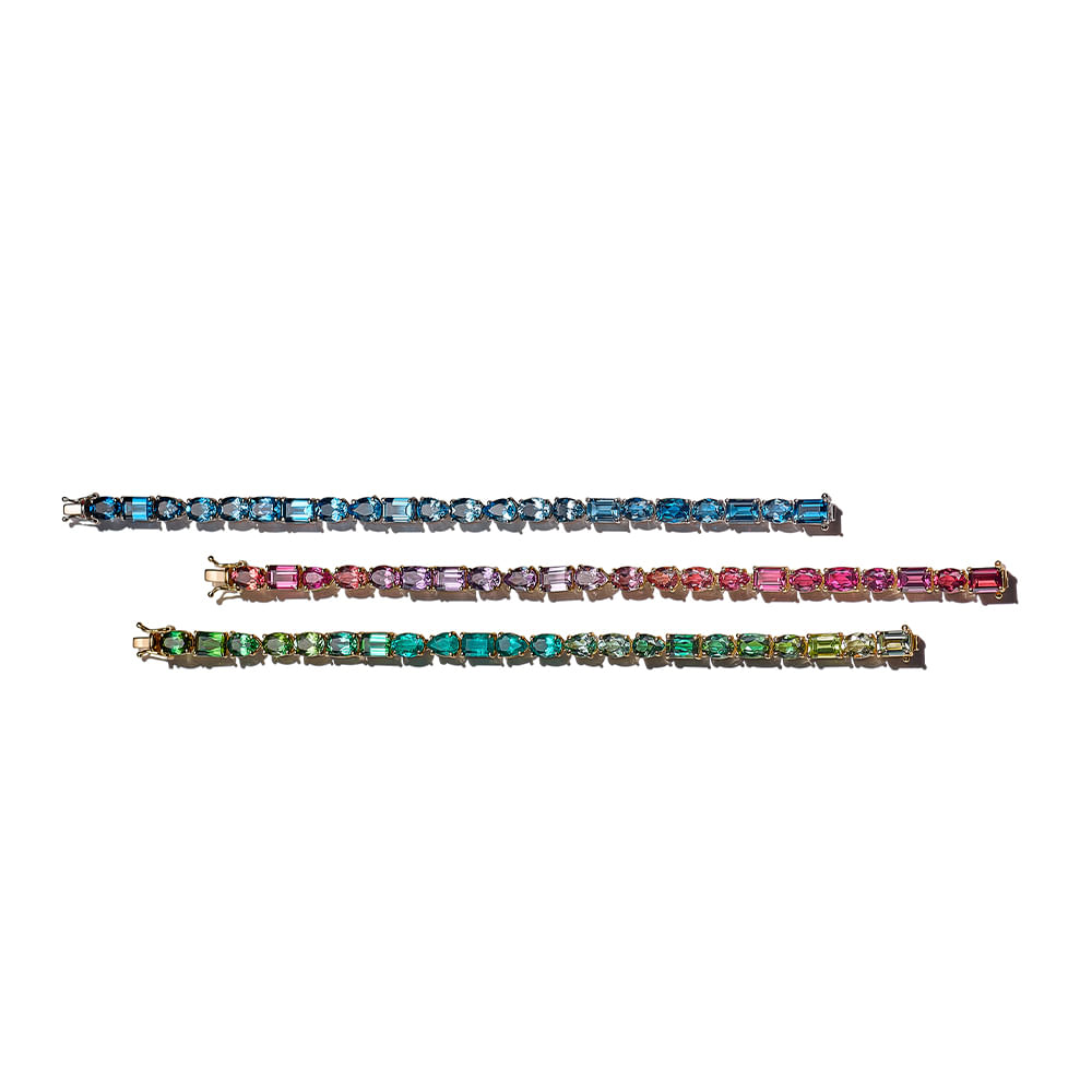 Love Wins Small Emerald Bracelet - Sauer