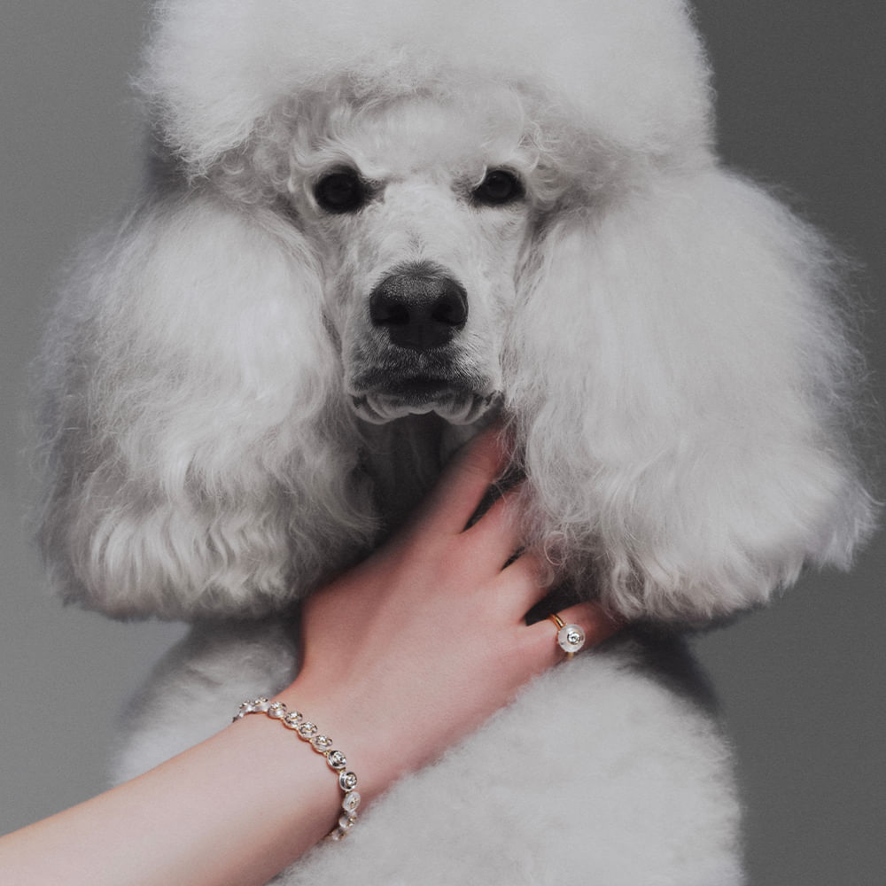 Riviera Frames Rock Crystal Bracelet - Sauer