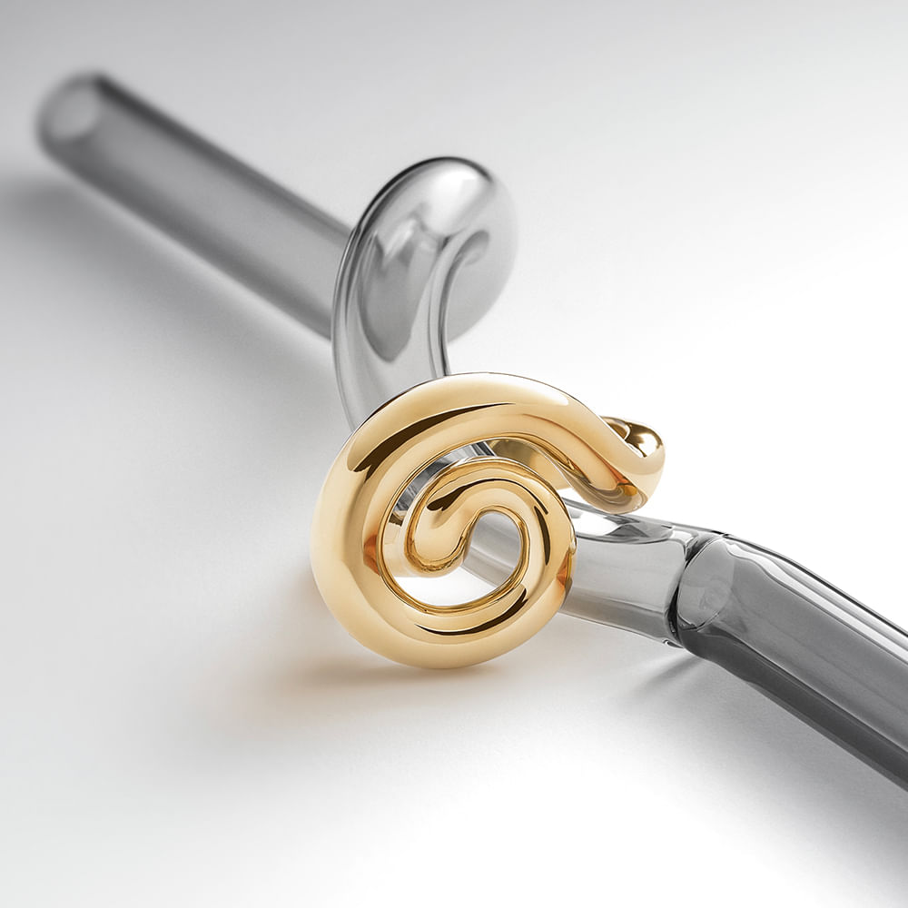 Gold "S" Ring - Sauer