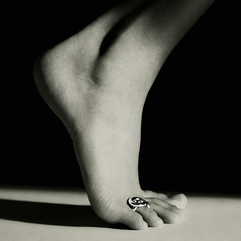 Gold "S" Ring - Sauer