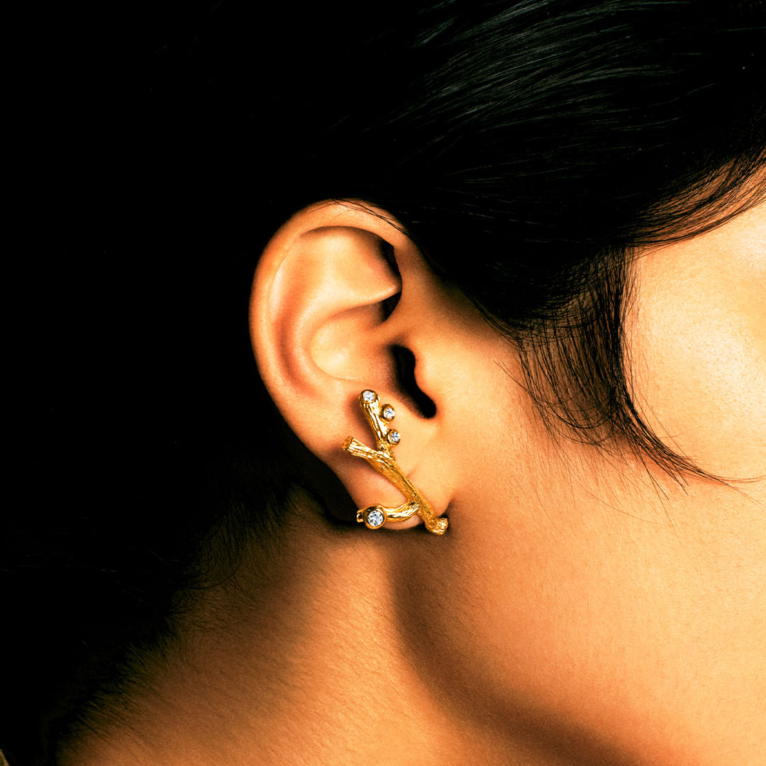 Branch Mini Earrings - Sauer